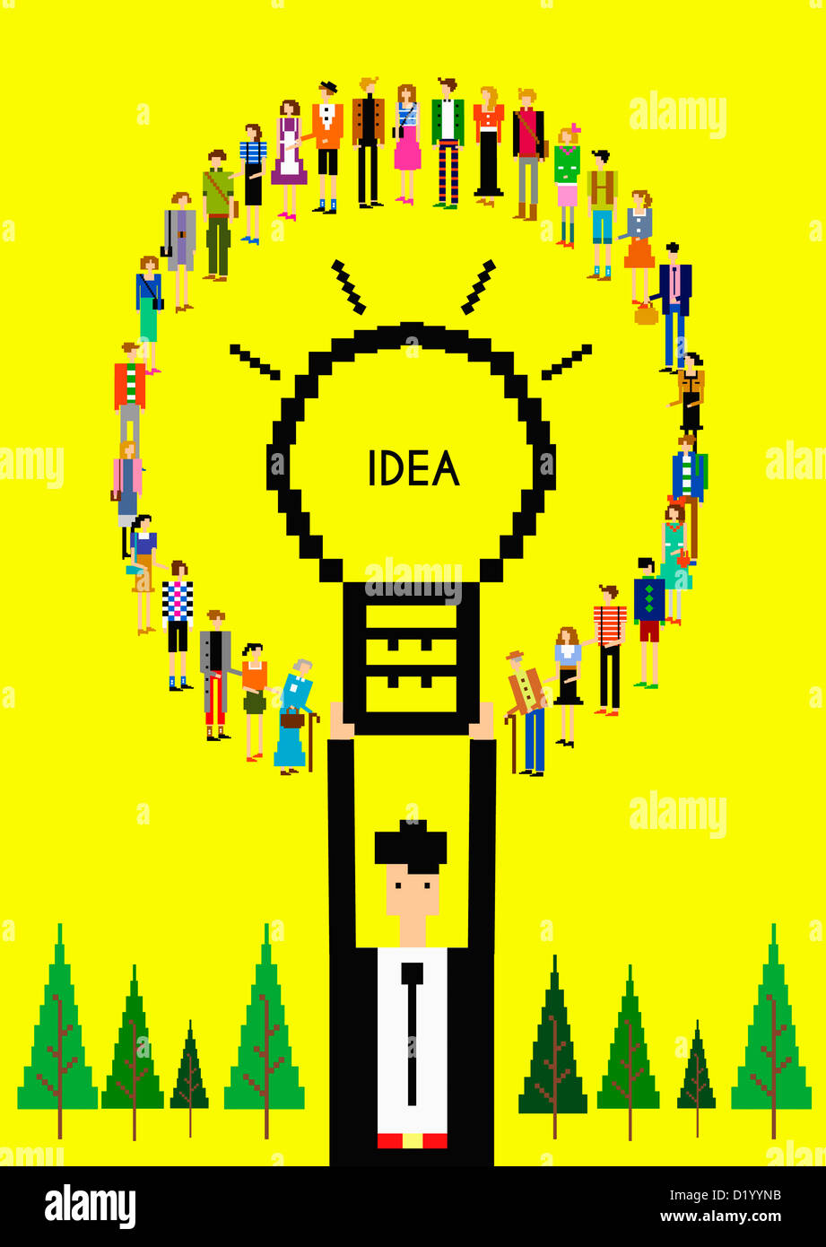 poster campaign for idea Stock Photo - Alamy