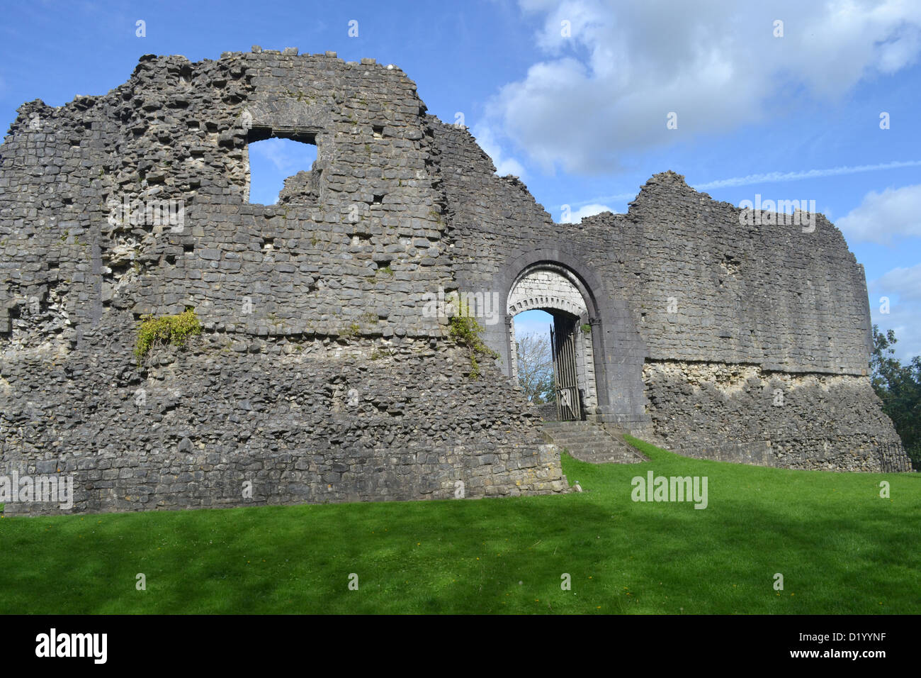 Colourful photograph of welsh ruins Stock Photo - Alamy