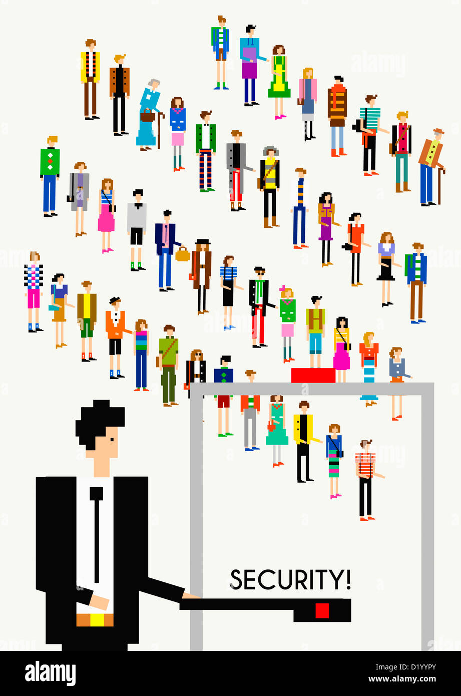 poster campaign for security Stock Photo - Alamy