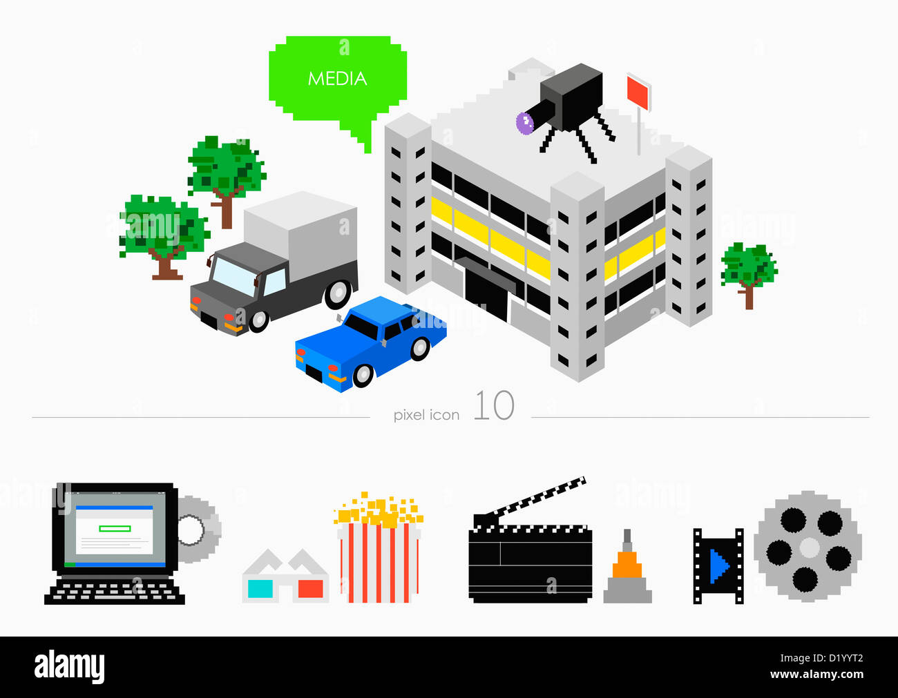 symbols of media Stock Photo - Alamy