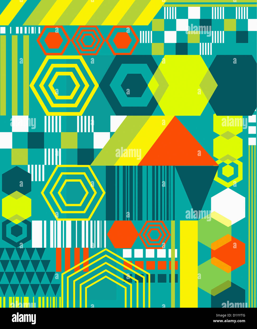 colorful geometric patterns Stock Photo - Alamy