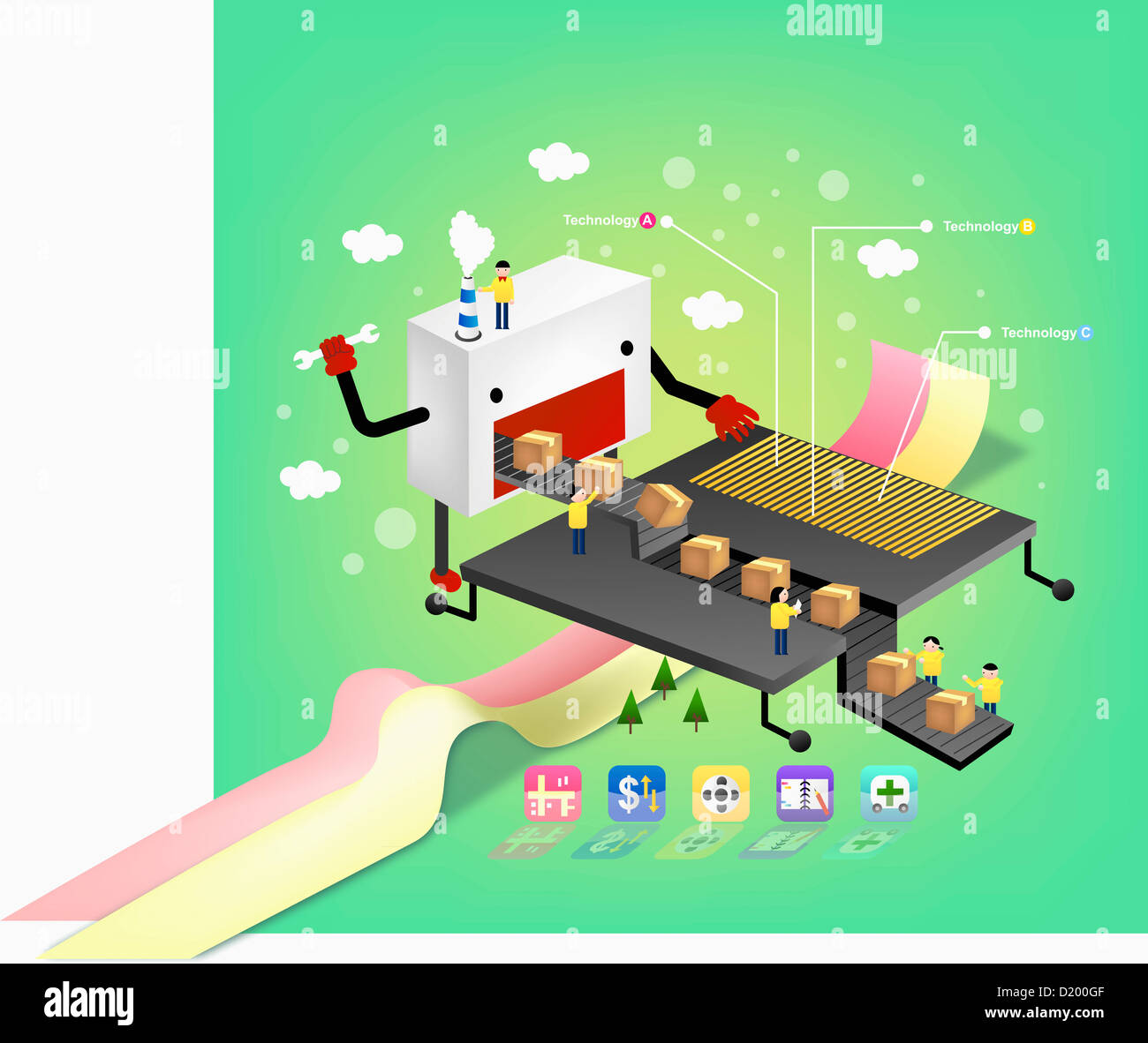 use and applications of smart IT devices Stock Photo - Alamy