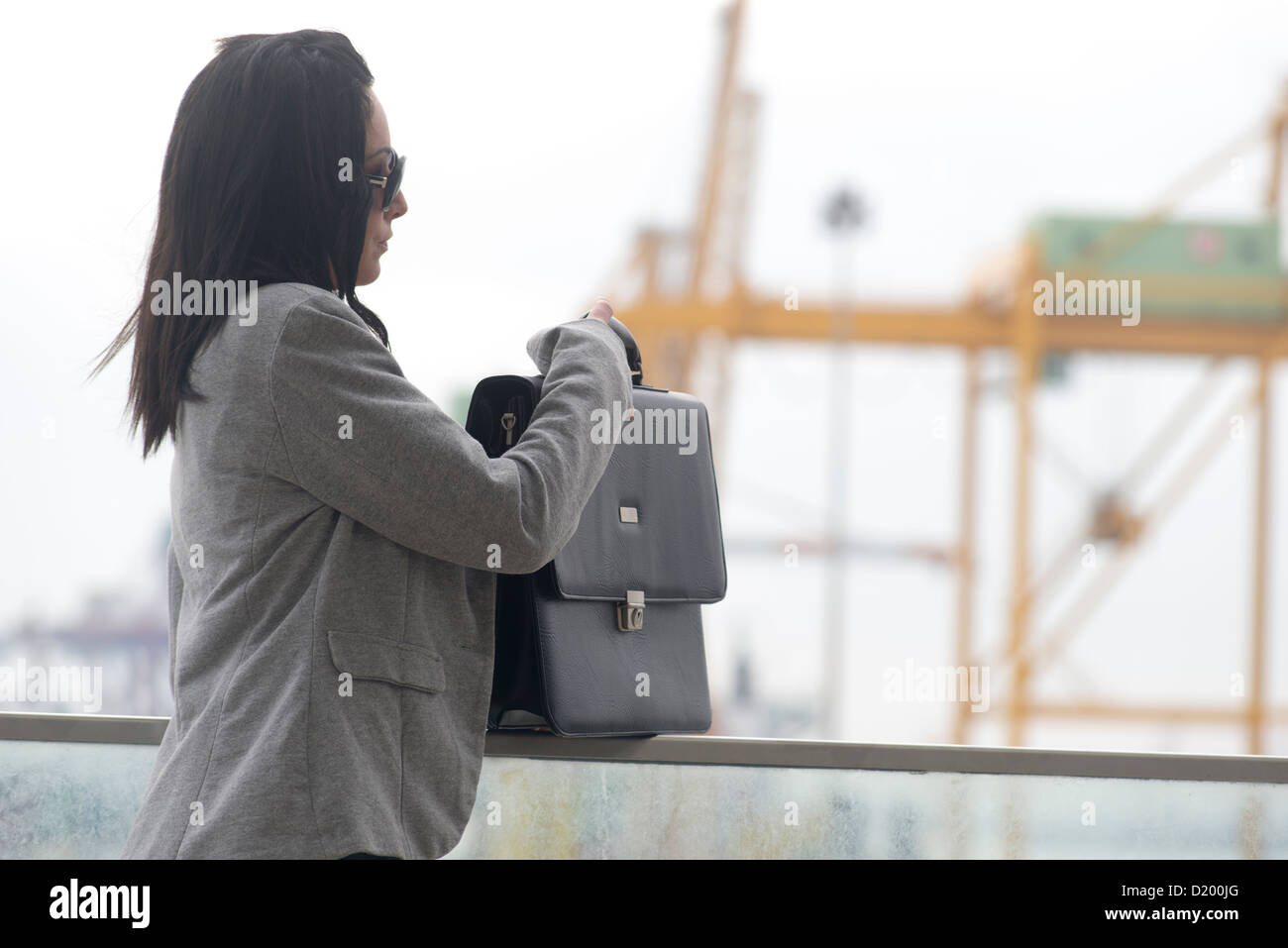 Executive woman going to work Stock Photo - Alamy