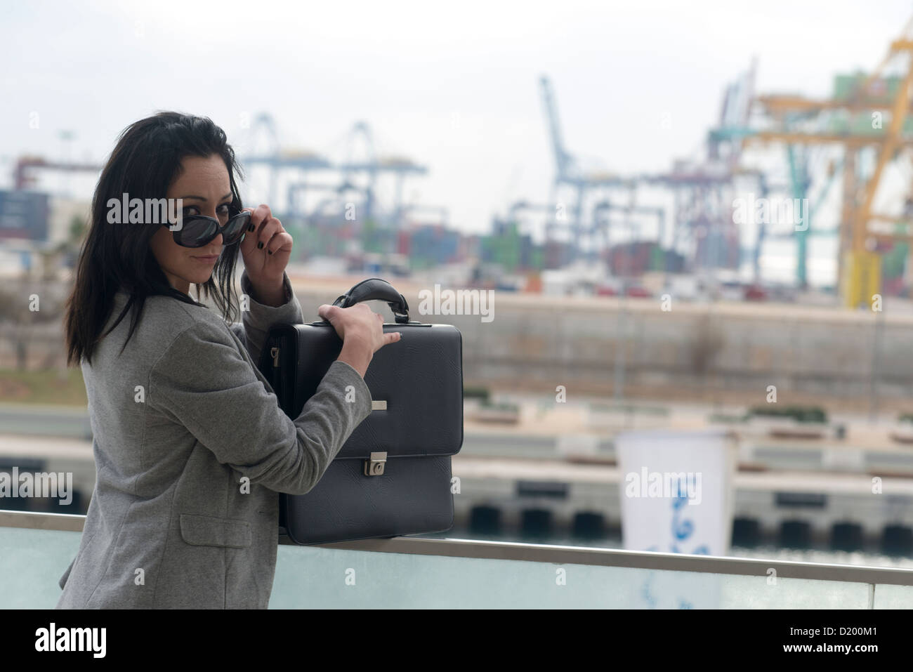 Executive woman going to work Stock Photo - Alamy