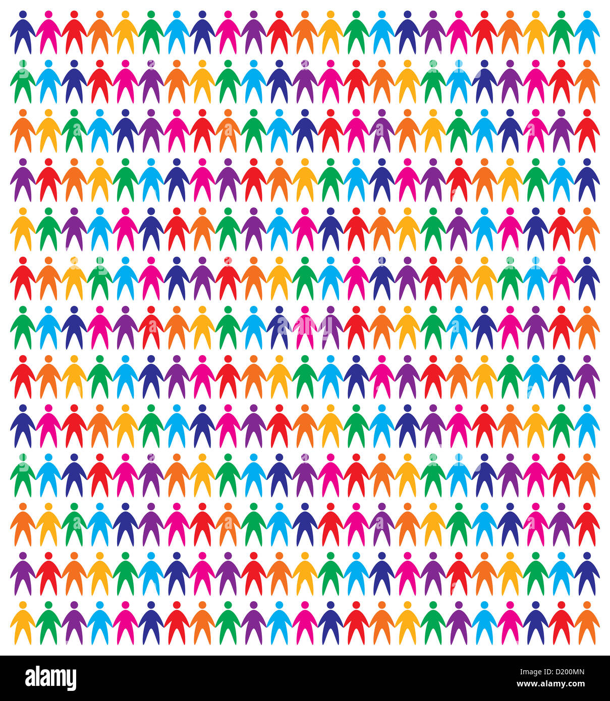 colorful people icons background Stock Photo - Alamy