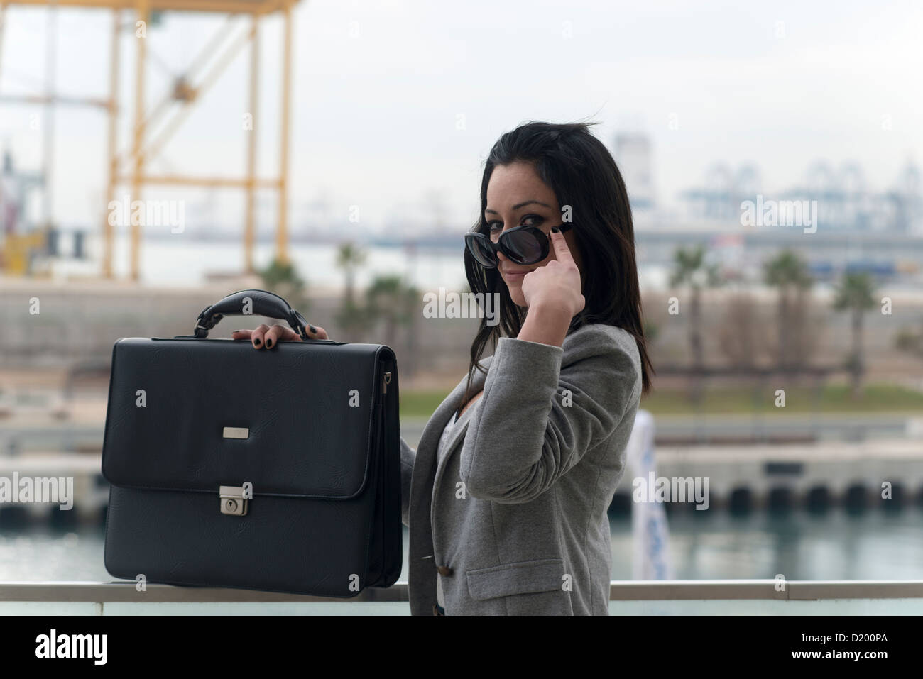 Executive woman going to work Stock Photo - Alamy
