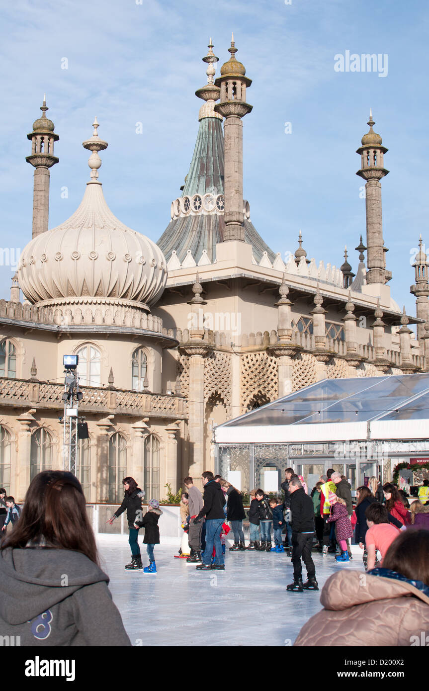 Royal pavilion brighton ice rink hi-res stock photography and images ...