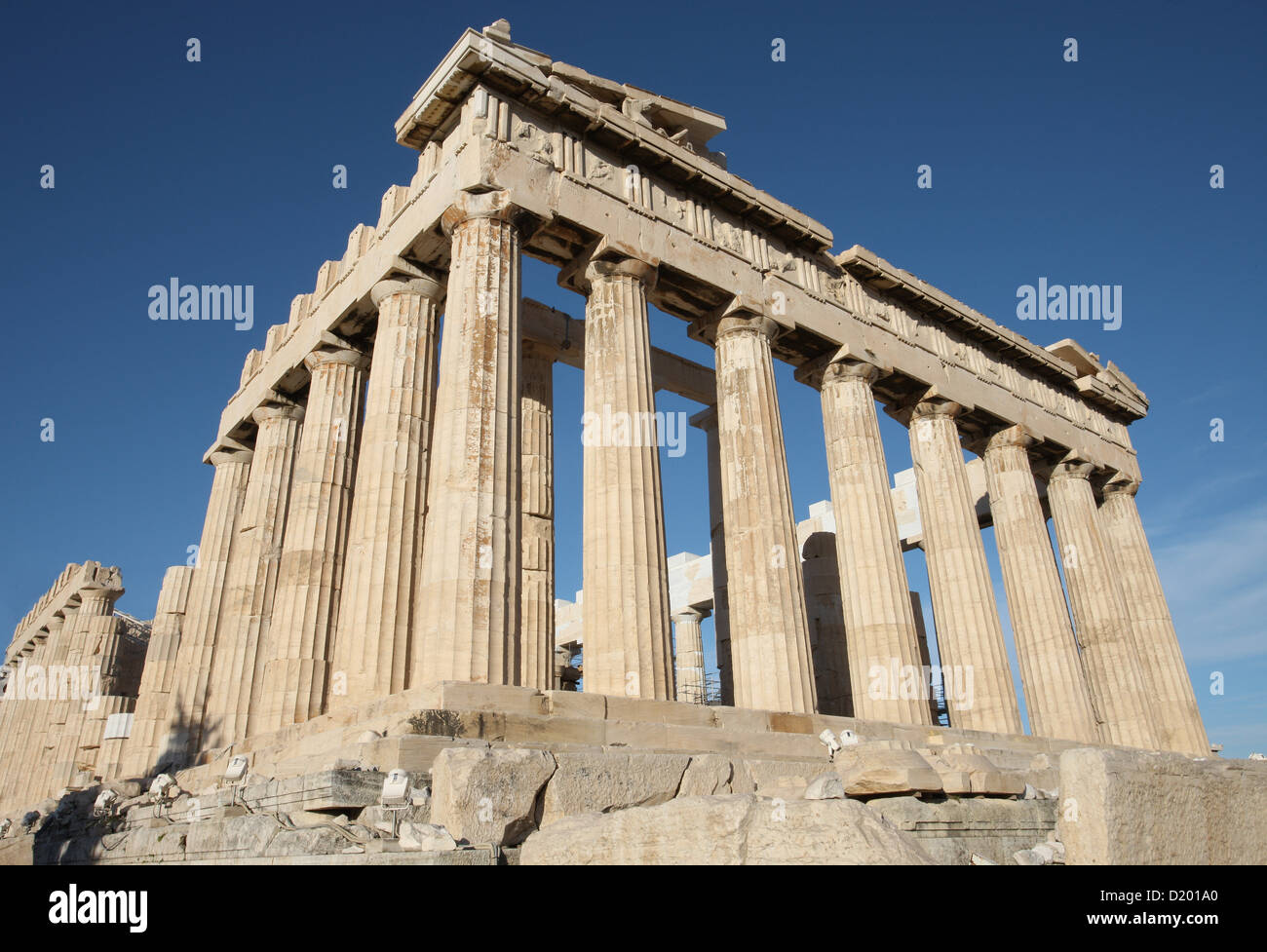 Detail of the Parthenon on the Acropolis in Athens Stock Photo - Alamy