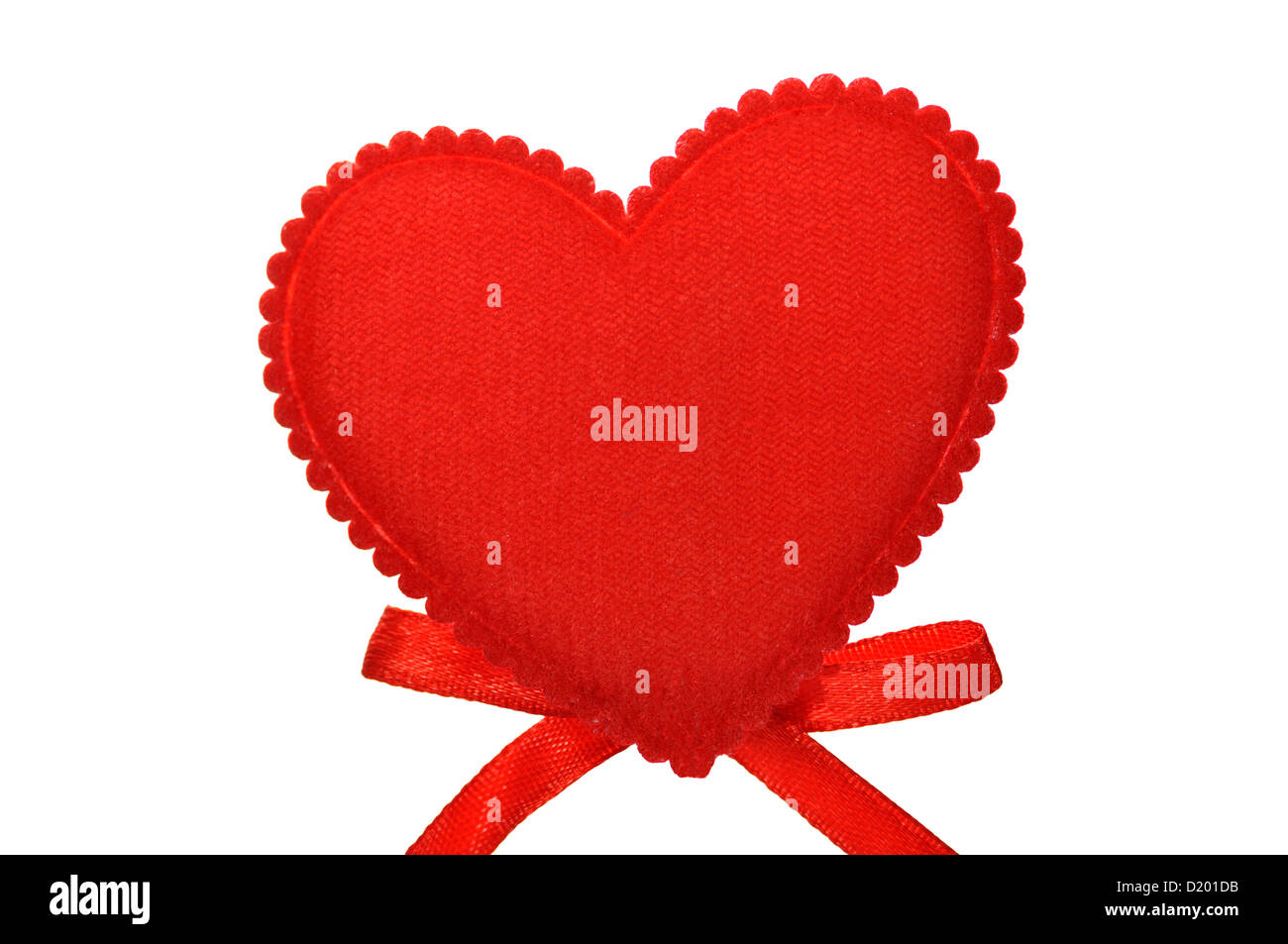 Red Heart Shaped White Background Stock Photo - Alamy