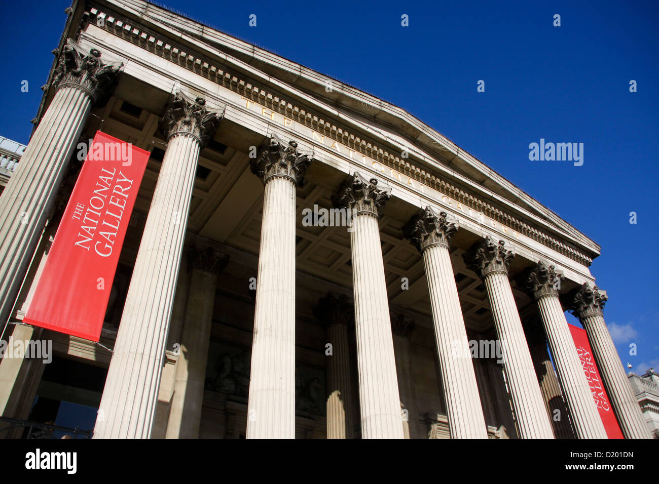National Gallery Trafalgar Square London UK Stock Photo - Alamy
