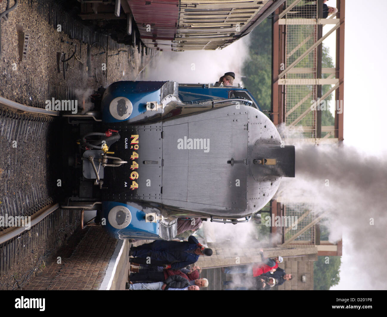 LNER A4 number 4464 Bittern at Wansford station nene valley railway ...