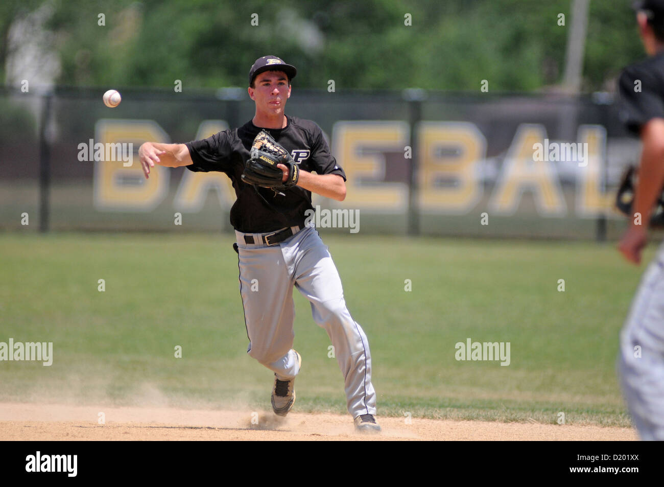 Baseball second baseman hi-res stock photography and images - Alamy