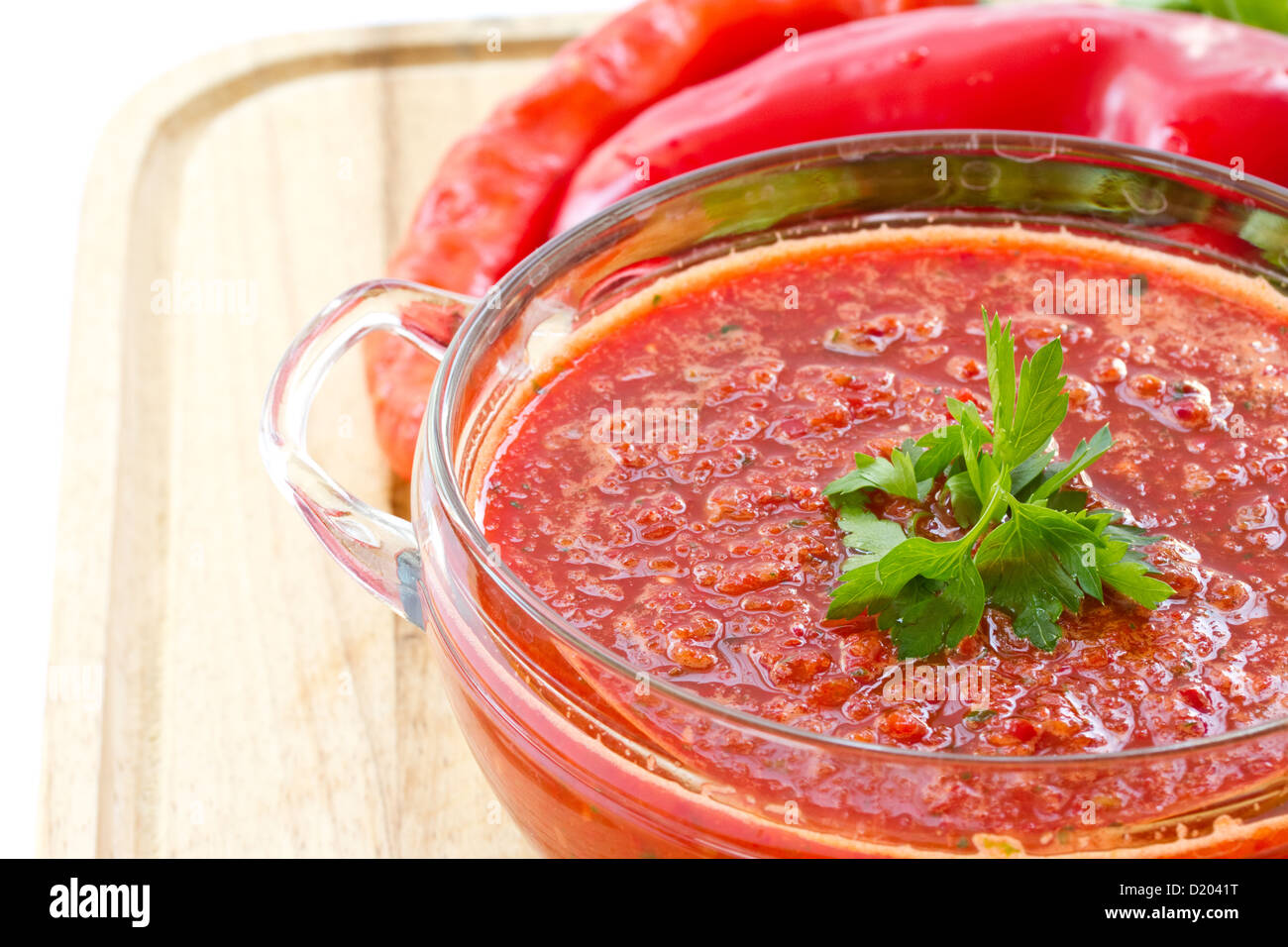 adjika fresh grated red pepper and chili Stock Photo - Alamy