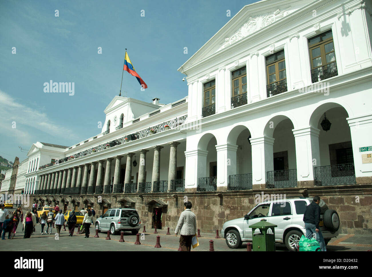 The Presidential Palace in Quito, capital of Equador. Once Carondelet ...