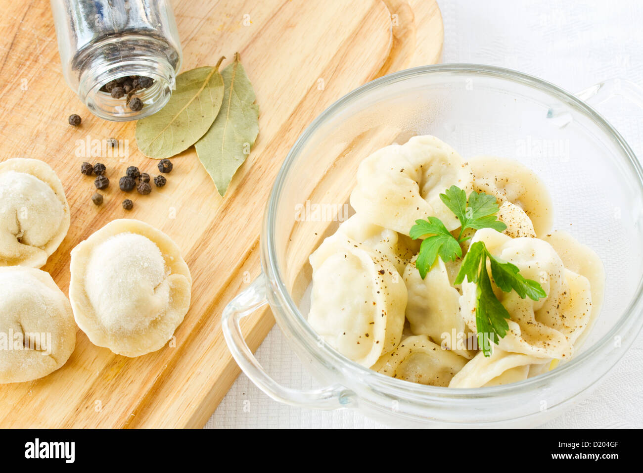 Ukrainian pelmeni hi-res stock photography and images - Alamy