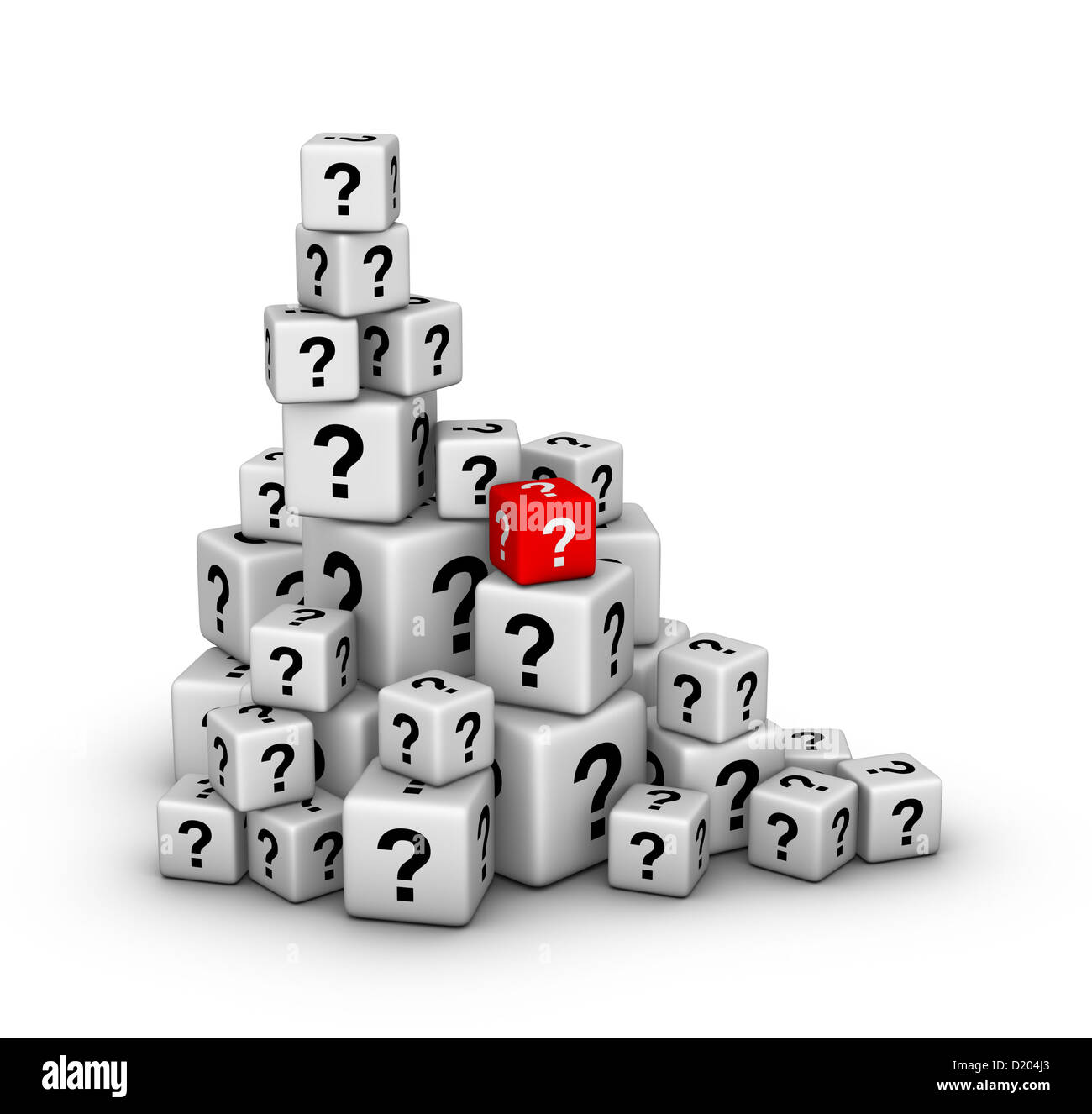 Dice with question marks hi-res stock photography and images - Alamy