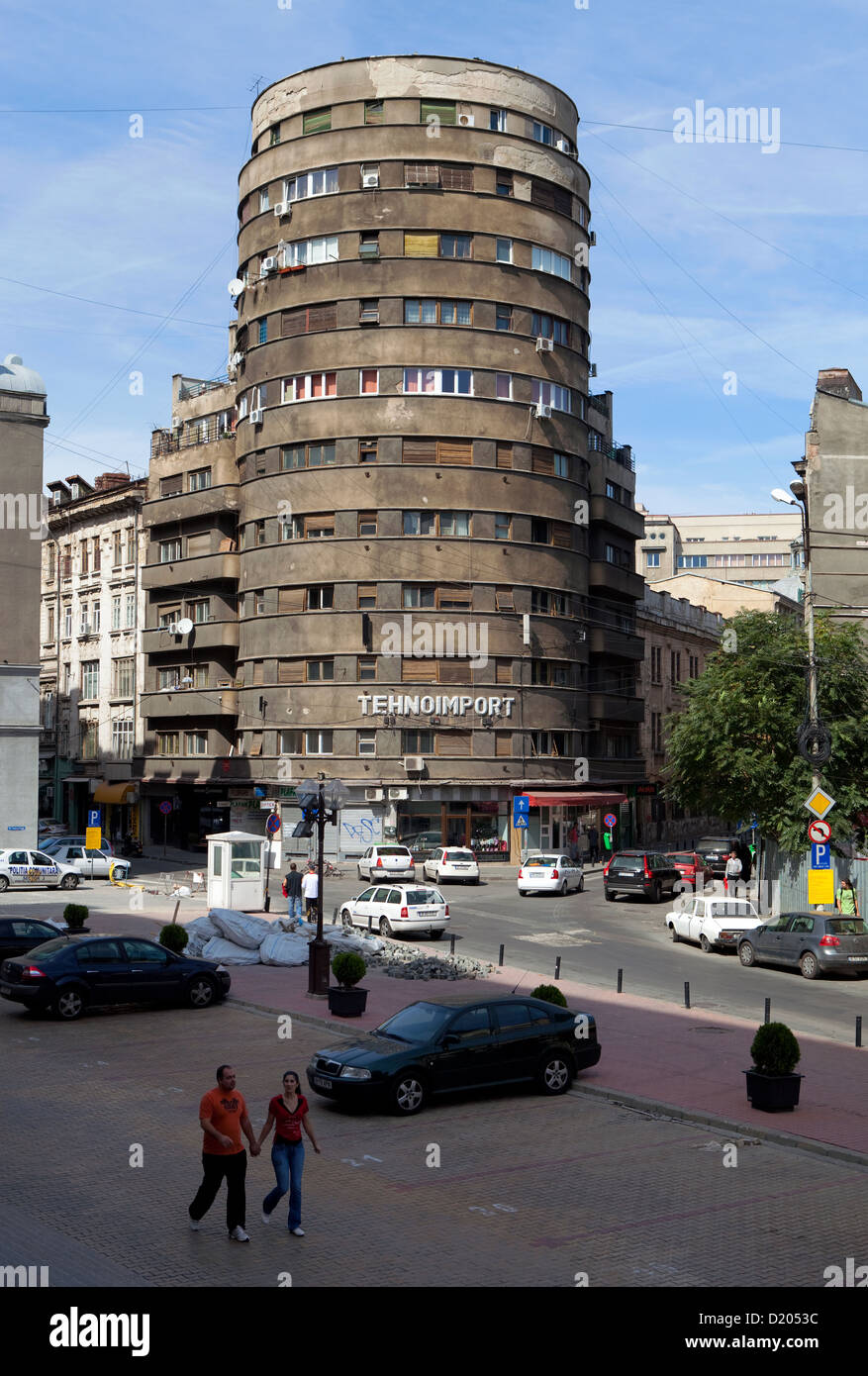 Bucharest at night on large format film : r/europe