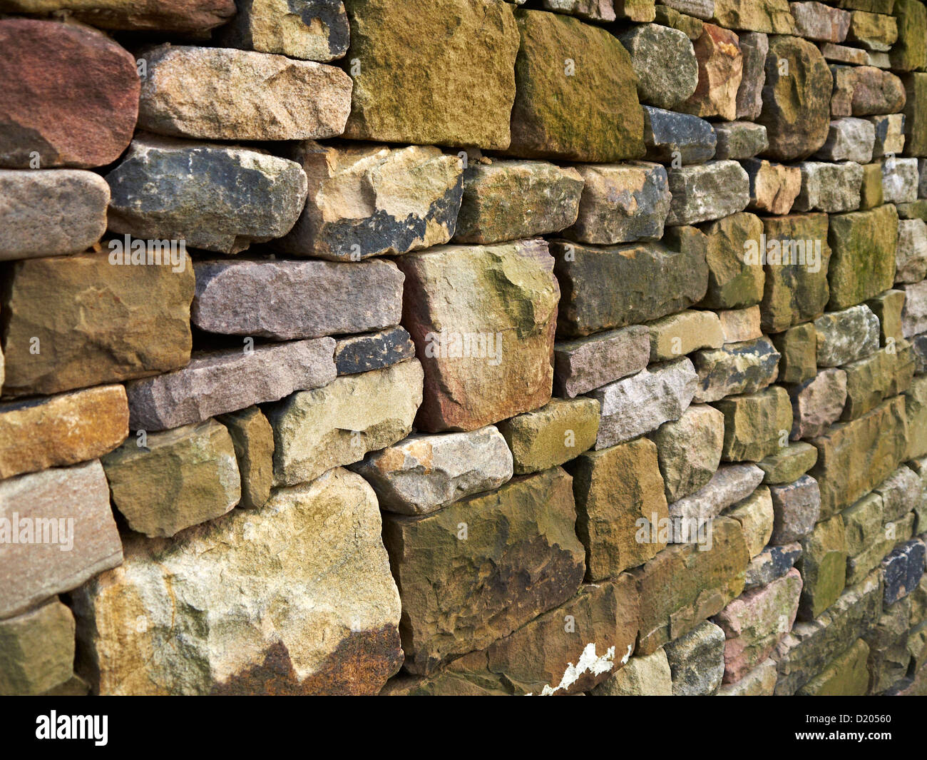 Dry stone wall Stock Photo - Alamy