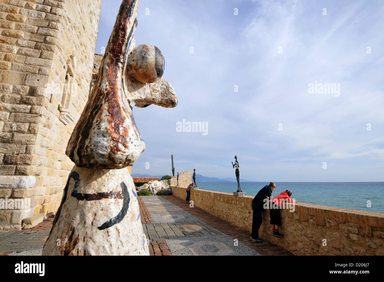 Picasso Museum inside of Chateau Grimaldi, Antibes, Cote d'Azur, South ...