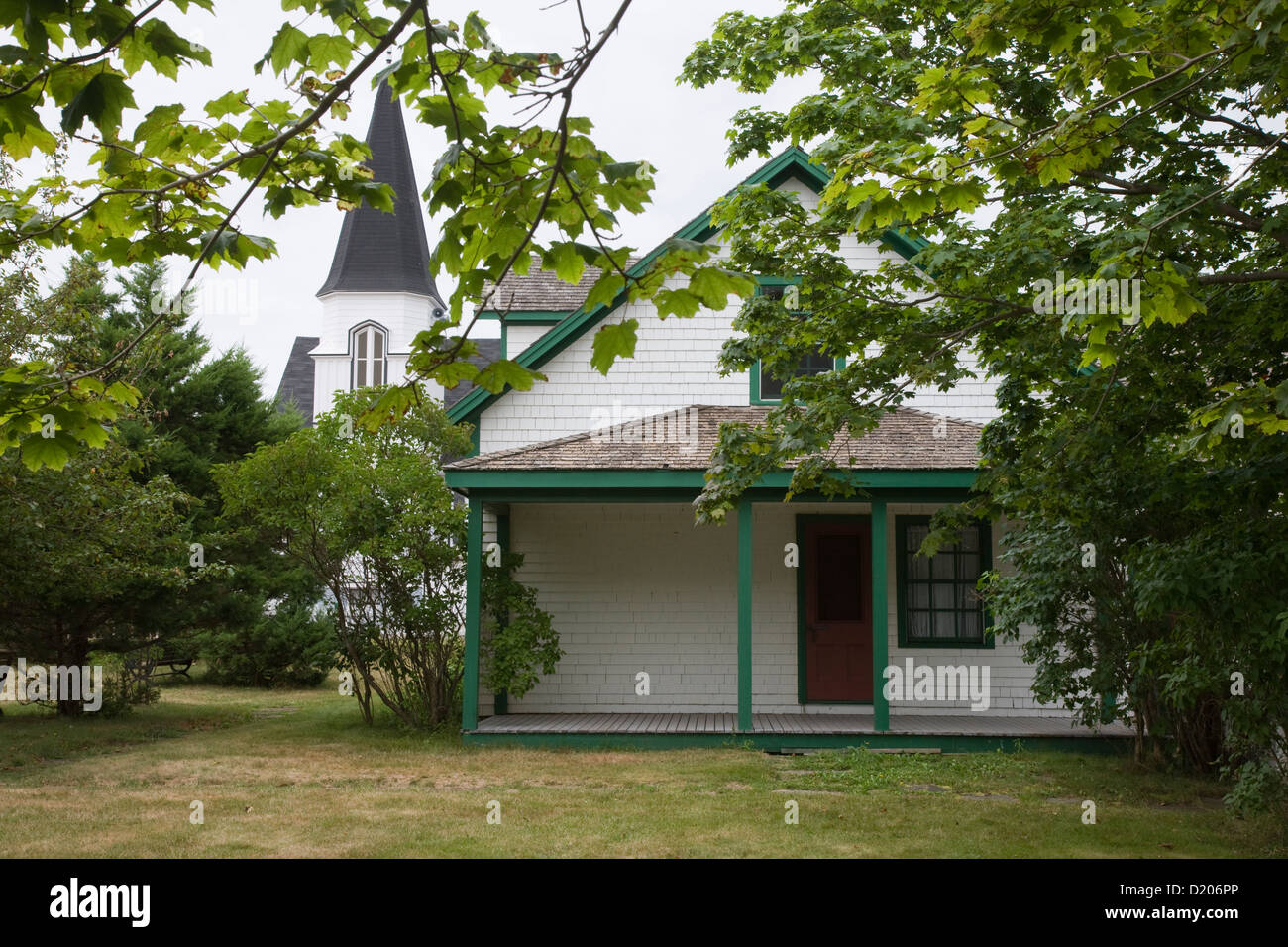 The church and post office of Anne of Green Gables in Cavendish, Canada ...