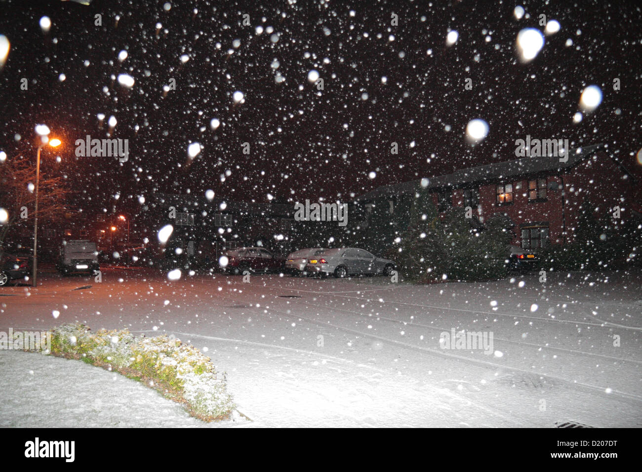 Snow Falling At Night