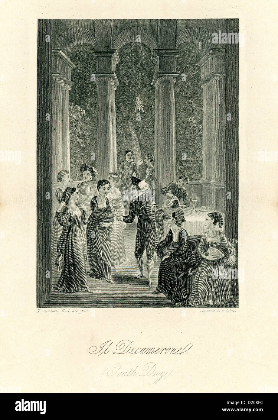 Illustration decameron hi-res stock photography and images - Alamy