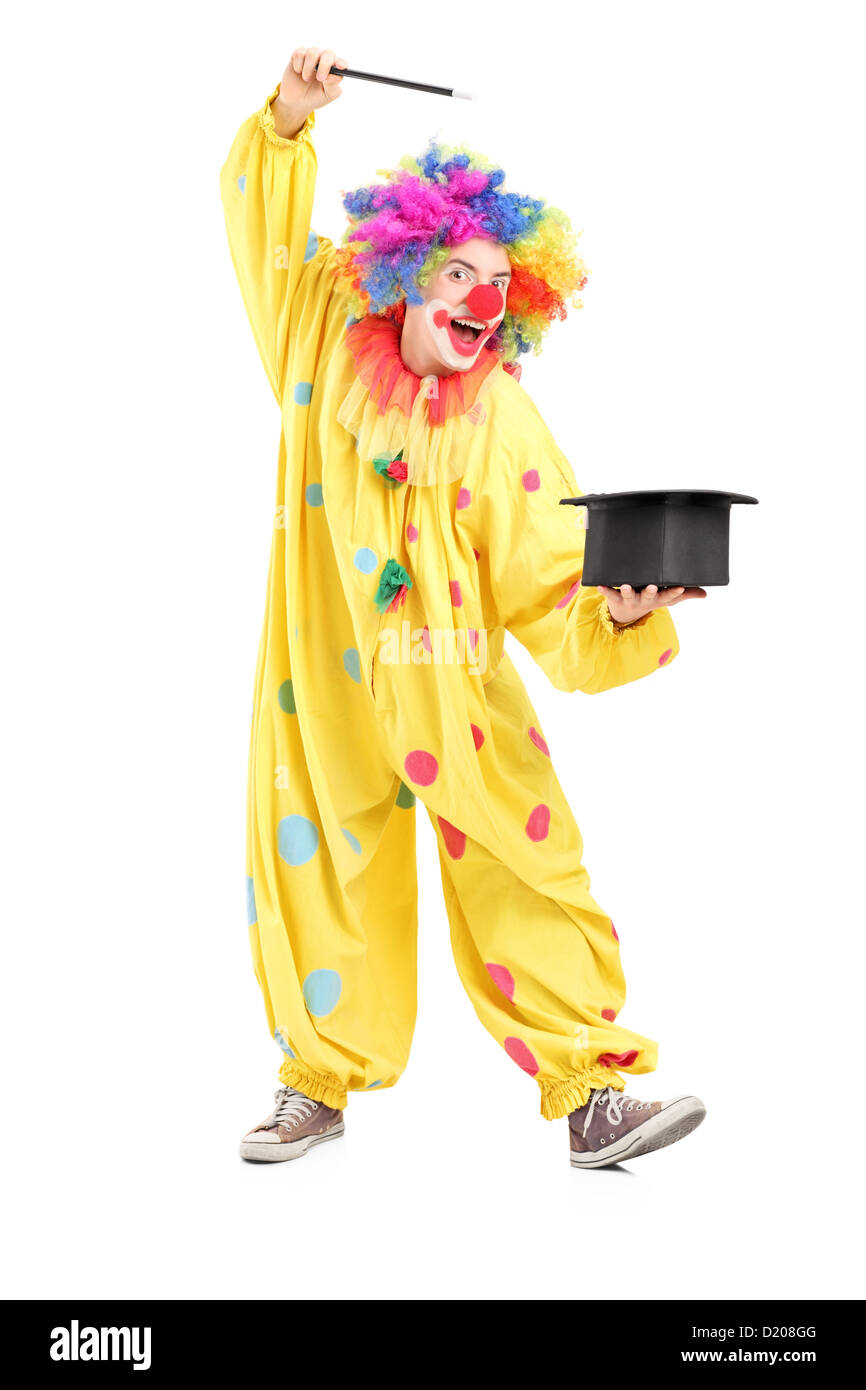 Circus clown performing hi-res stock photography and images - Alamy