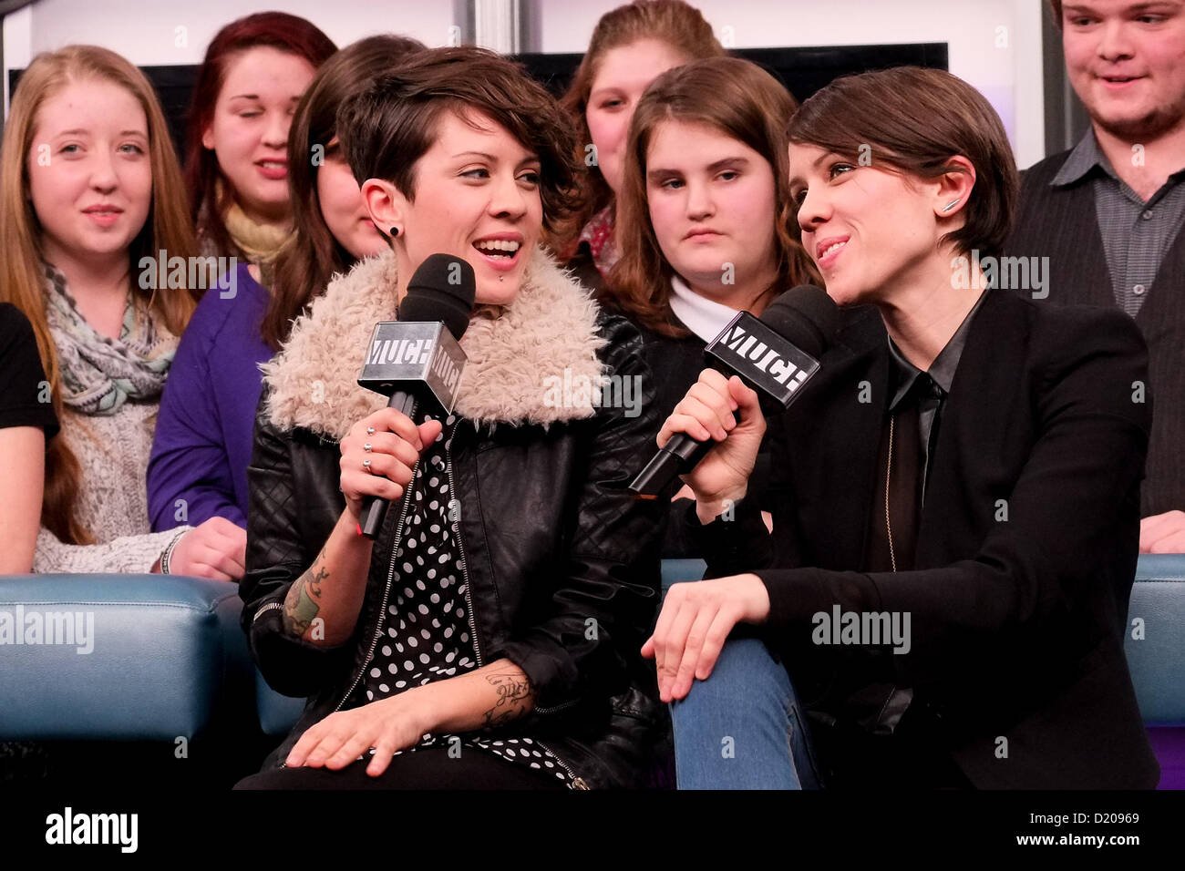 Jan. 9, 2013 - Toronto, Ontario, Canada - TEGAN and SARA QUIN of Grammy ...