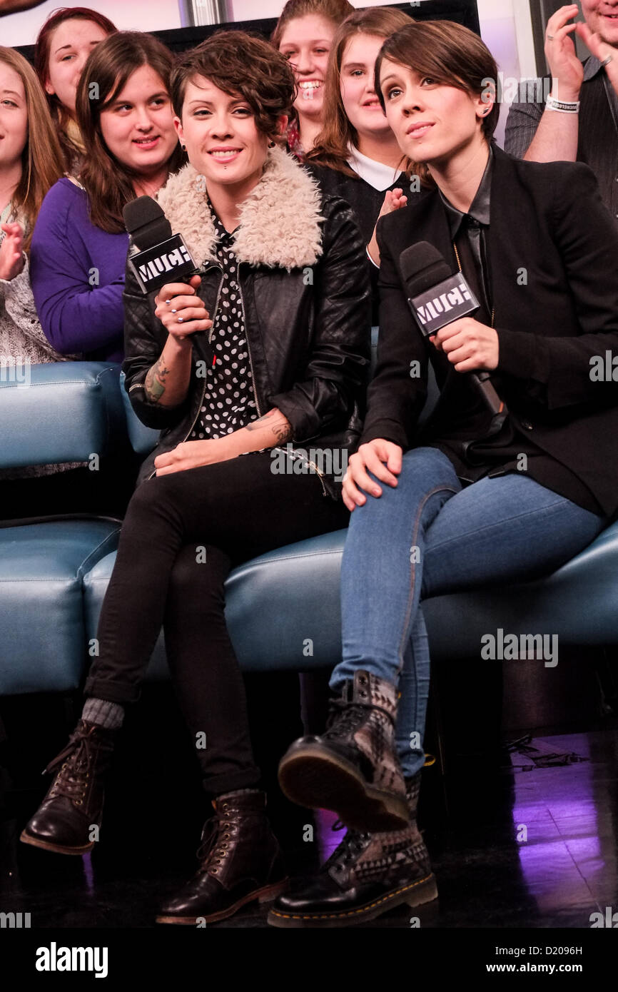 Jan. 9, 2013 - Toronto, Ontario, Canada - TEGAN and SARA QUIN of Grammy ...