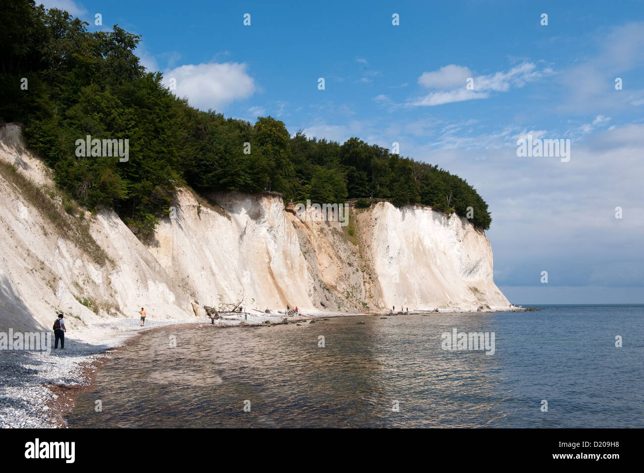 Sassnitz, Ruegen, Germany, overlooking the white cliffs Stock Photo ...