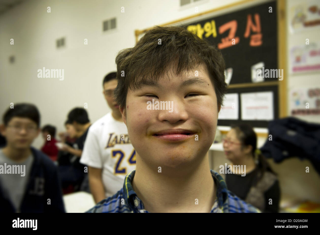 Jan. 28, 2012 - Norcross, GA - Korean youth with various developmental ...