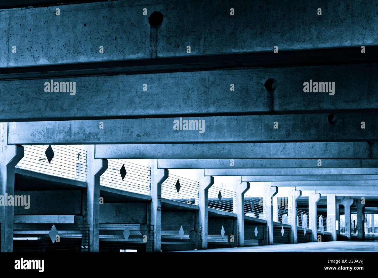 Typical cement parking garage Stock Photo - Alamy