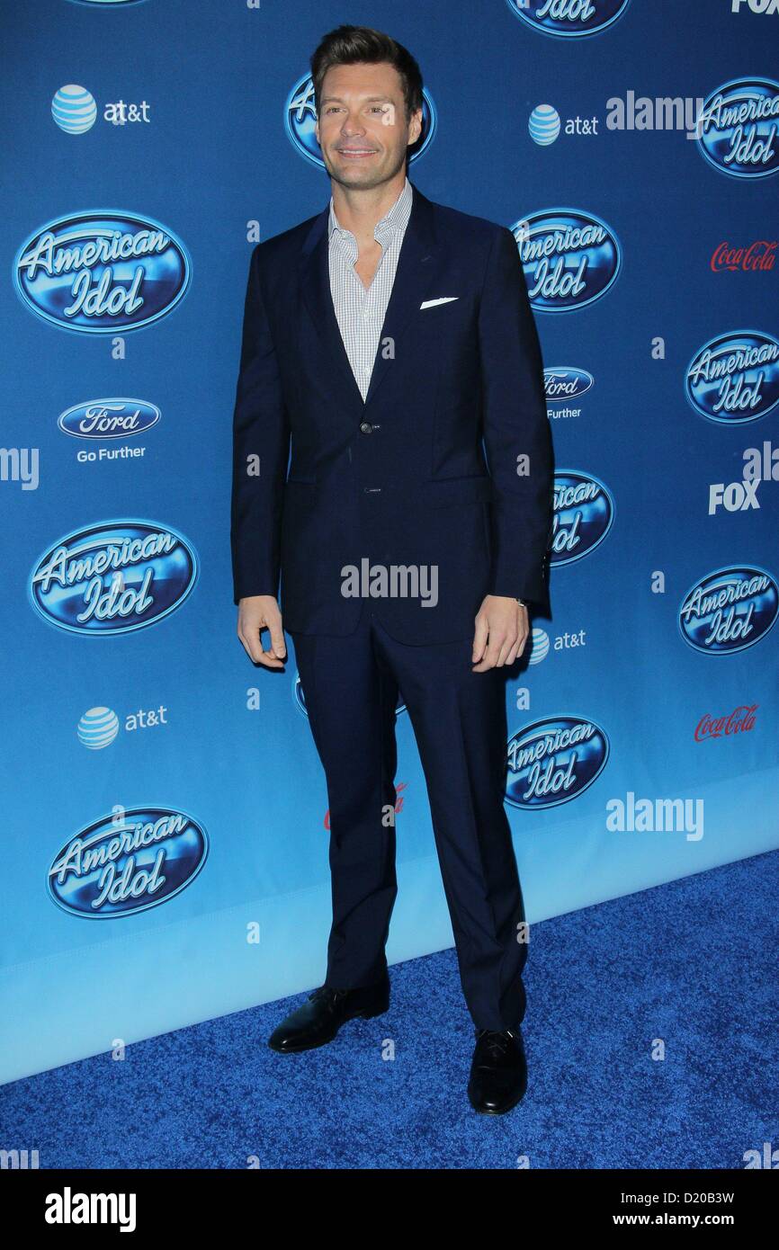 Jan. 9, 2013 - Los Angeles, California, U.S. - Ryan Seacrest attends ...