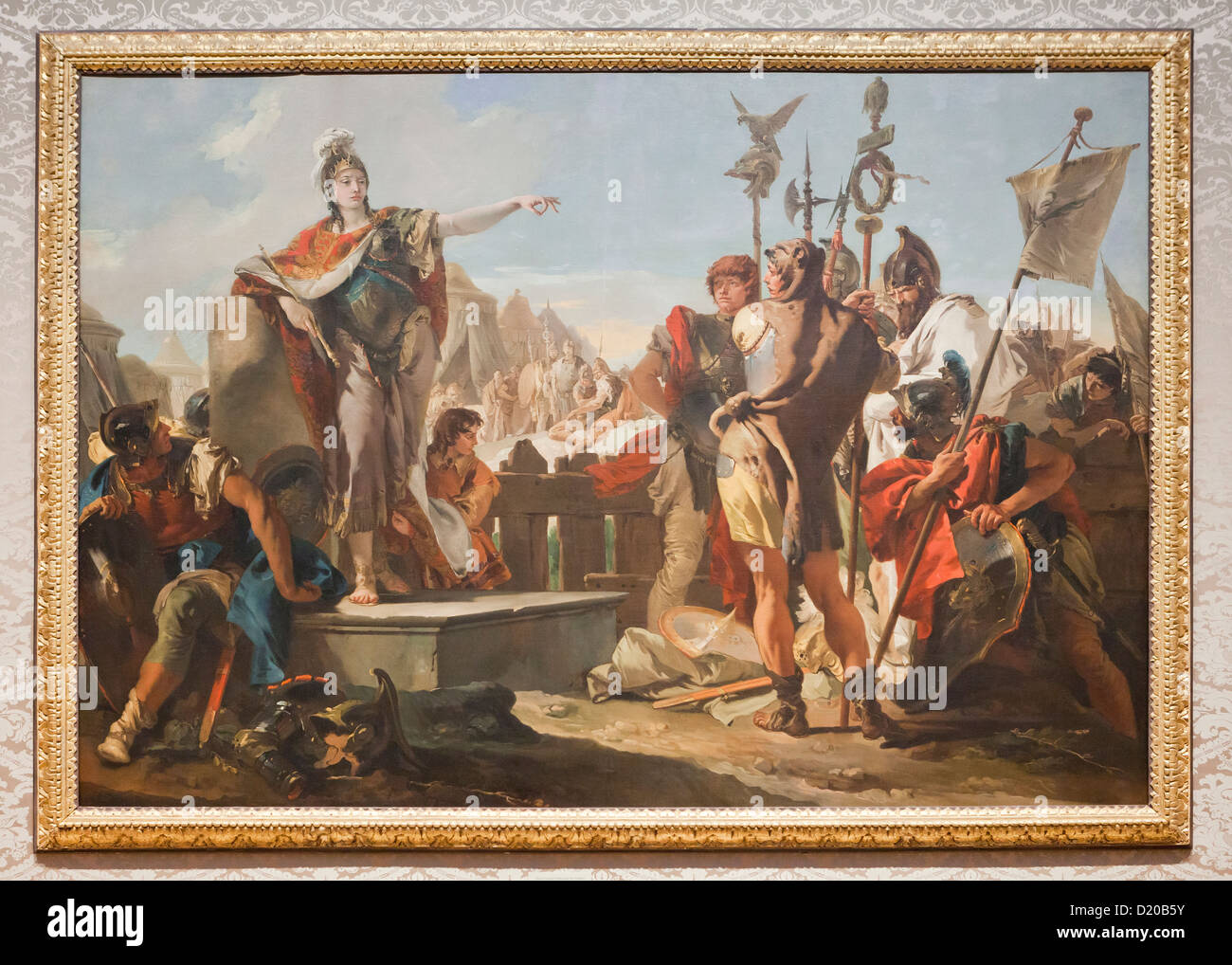 Queen Zenobia Addressing Her Soldiers Stock Photos & Queen Zenobia ...