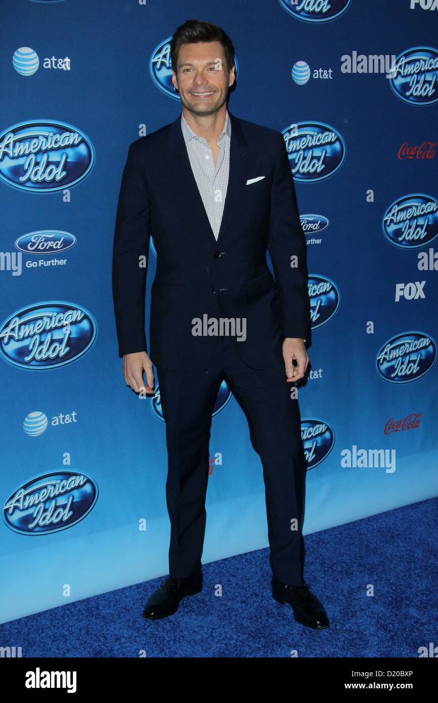 Jan. 9, 2013 - Los Angeles, California, U.S. - Ryan Seacrest attends ...