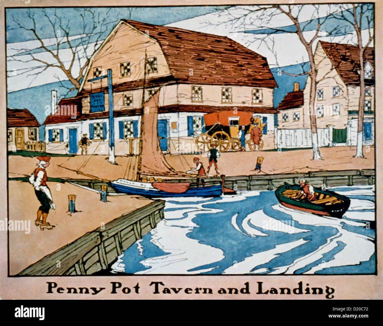 Penny Pot Tavern and Landing - Pre-Revolutionary taverns and inns in ...
