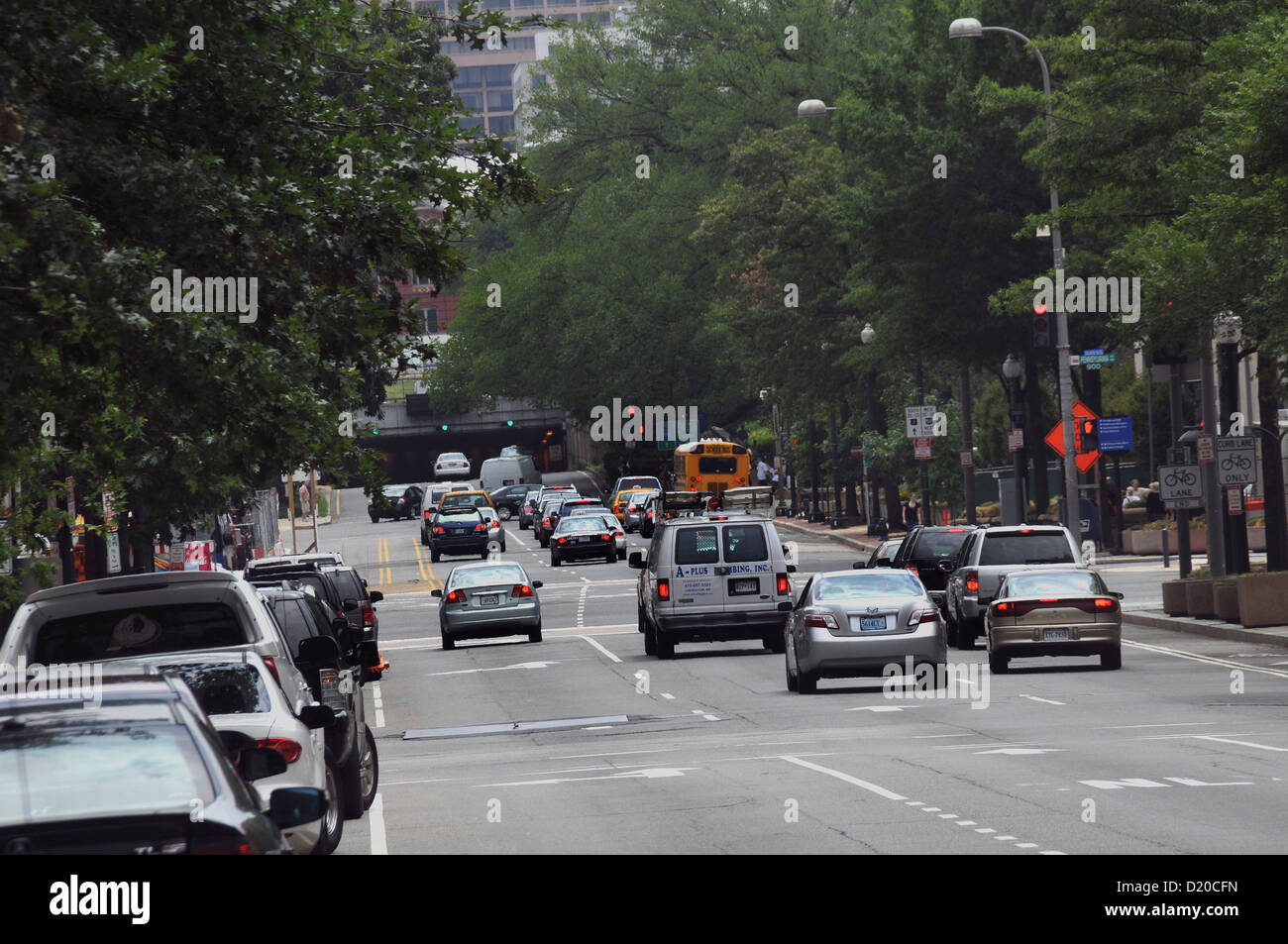 Street in Washington, DC Stock Photo - Alamy