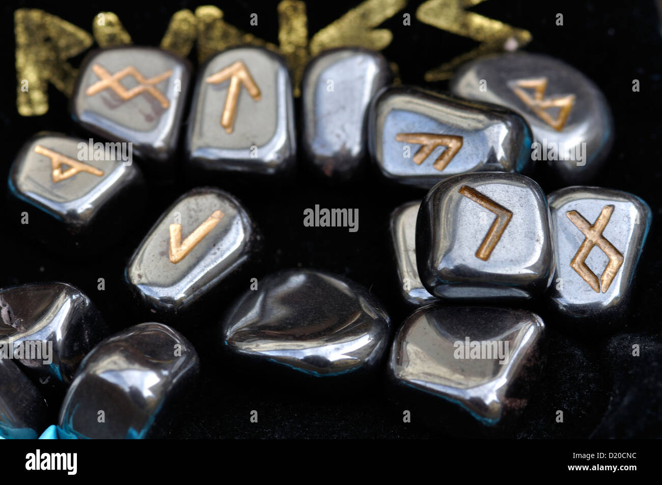 Rune stones magic hi-res stock photography and images - Alamy