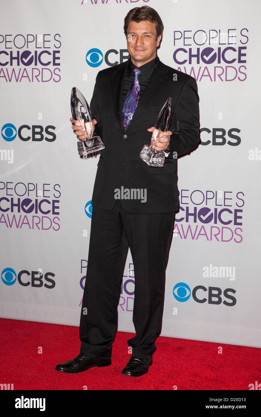 Nathan Fillion in the press room for The 39th Annual People's Choice ...