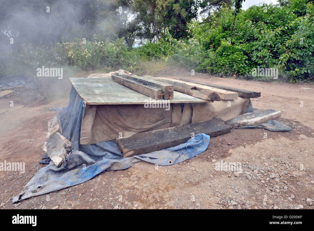 Maori hangi feast hi-res stock photography and images - Alamy