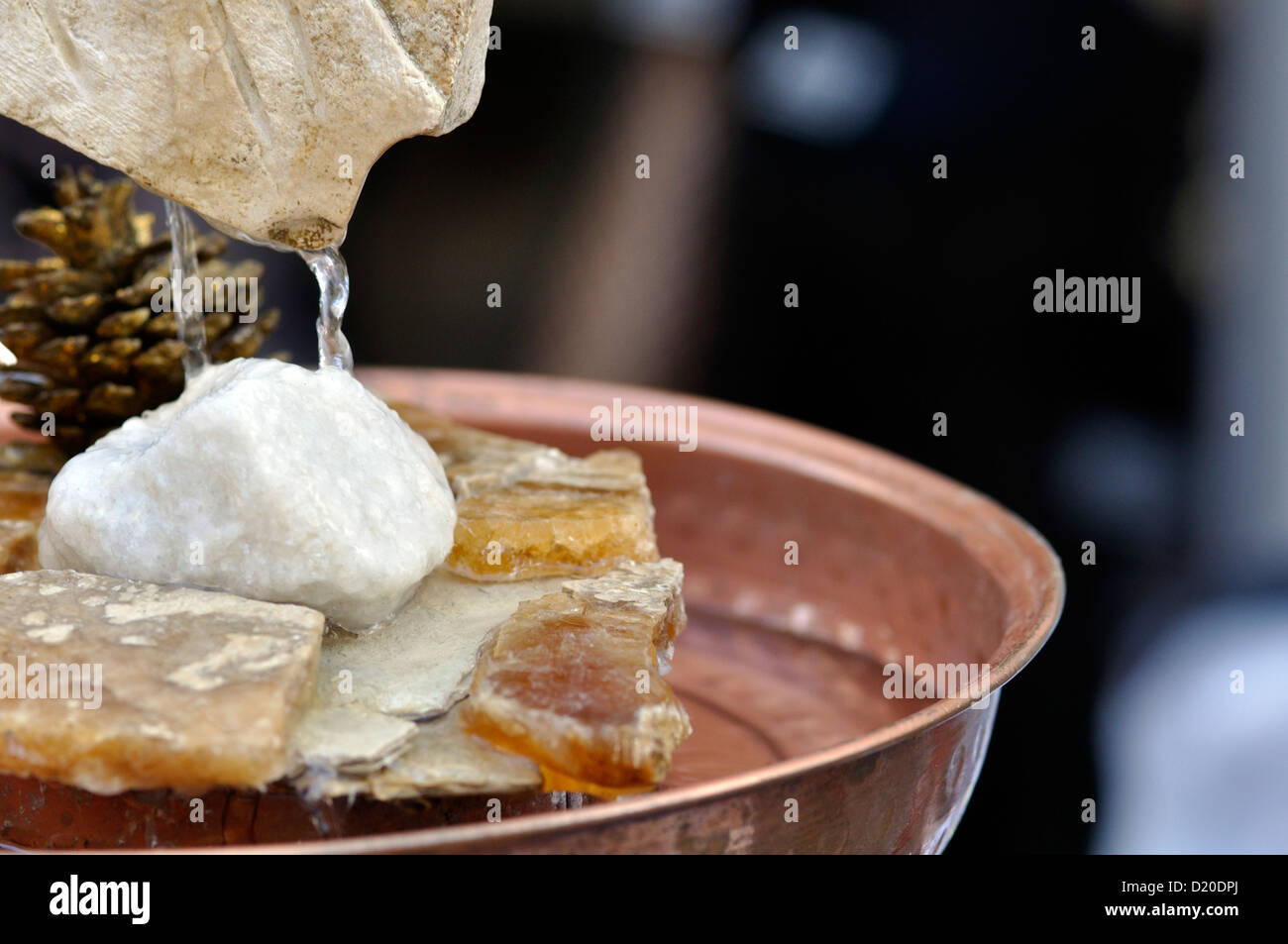 Water falling stone hi-res stock photography and images - Alamy