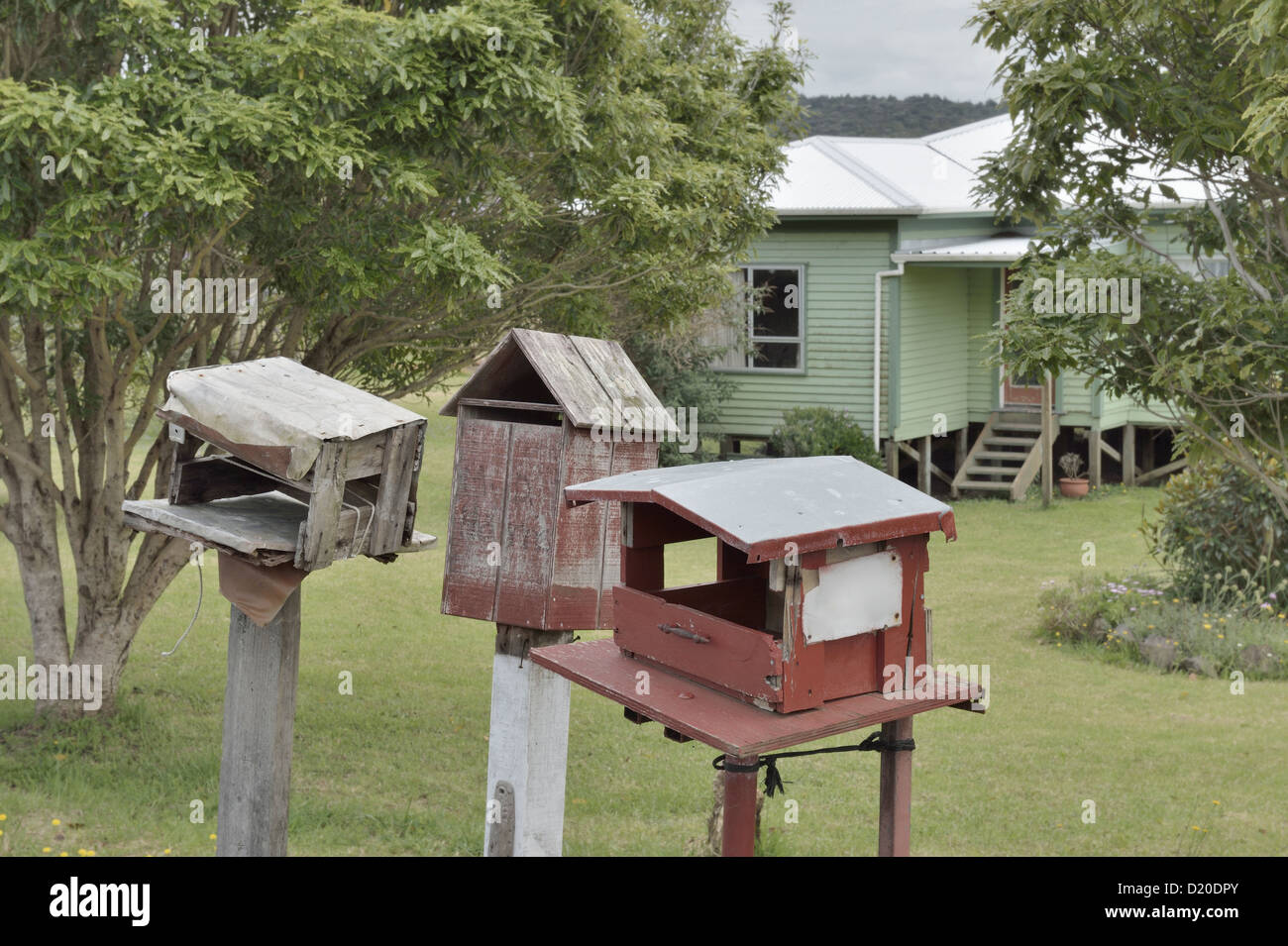 Postbox outside house hi-res stock photography and images - Alamy