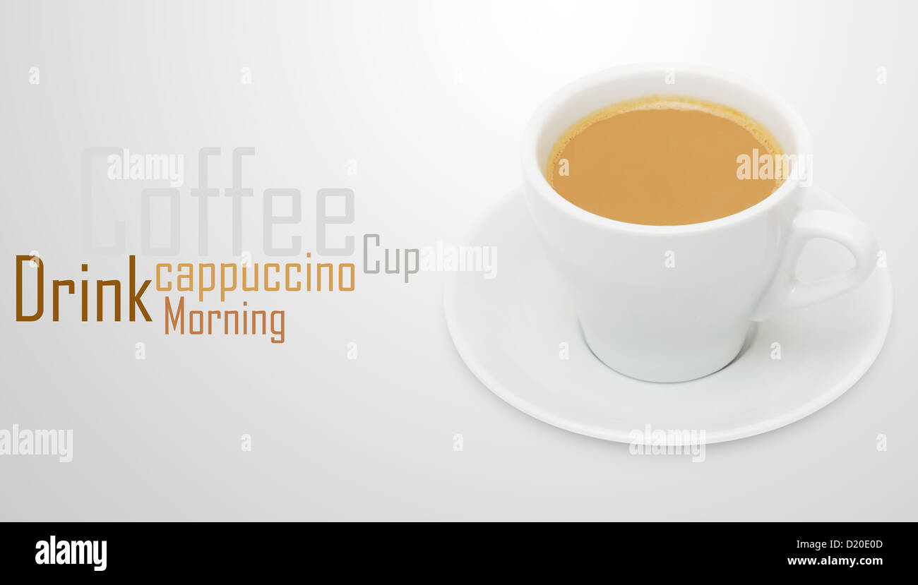 Coffee espresso isolated on white + Clipping Path Stock Photo - Alamy