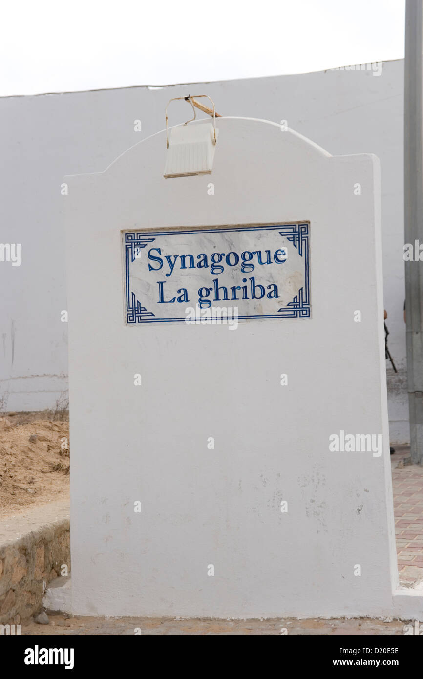 The El Ghriba Synagogue on the island of Djerba in Tunisia Stock Photo ...
