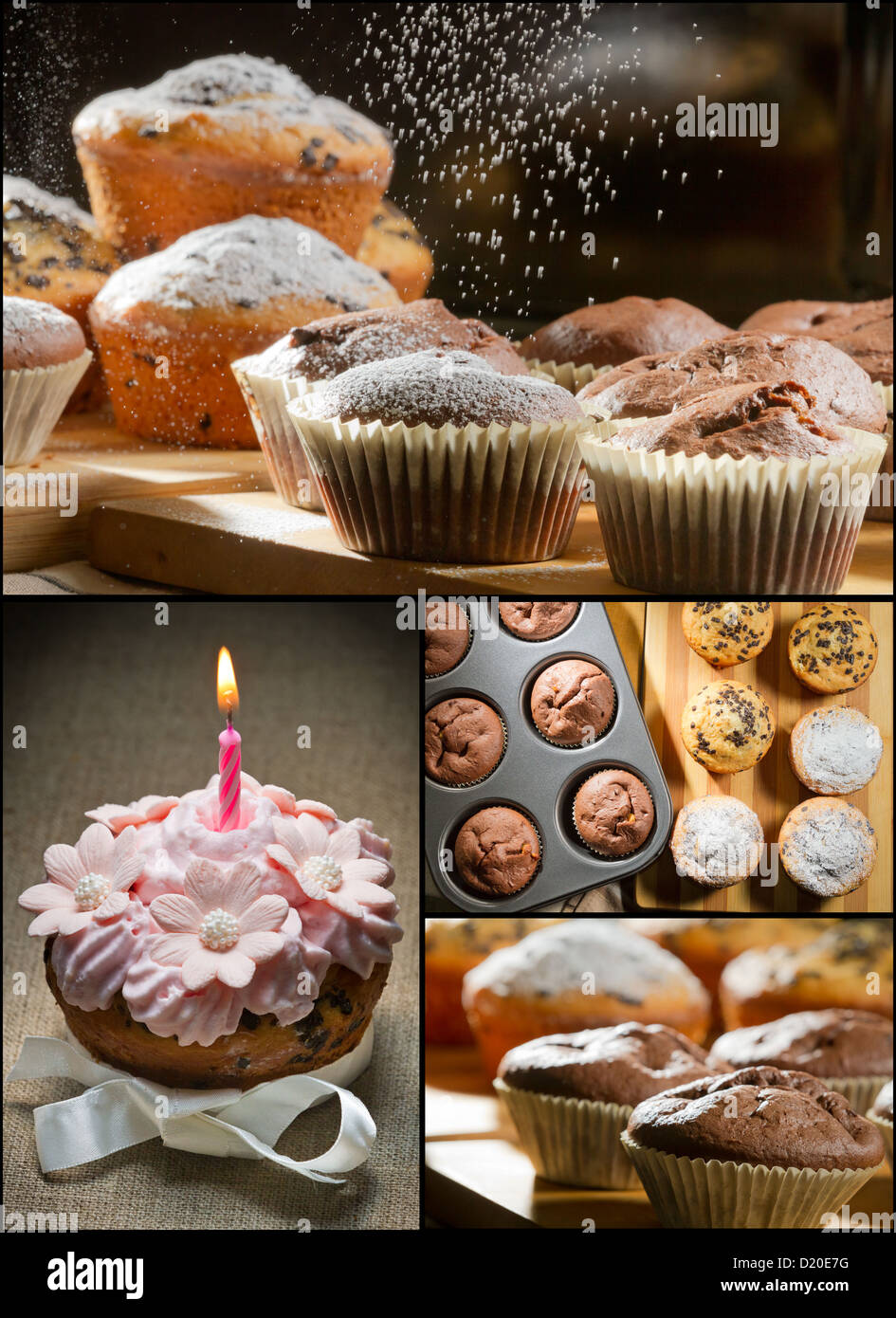 Types of muffins hi-res stock photography and images - Alamy