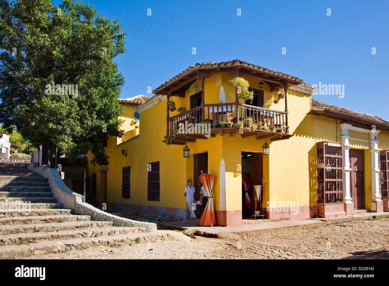 Cuba, Trinidad, traditional house Stock Photo - Alamy