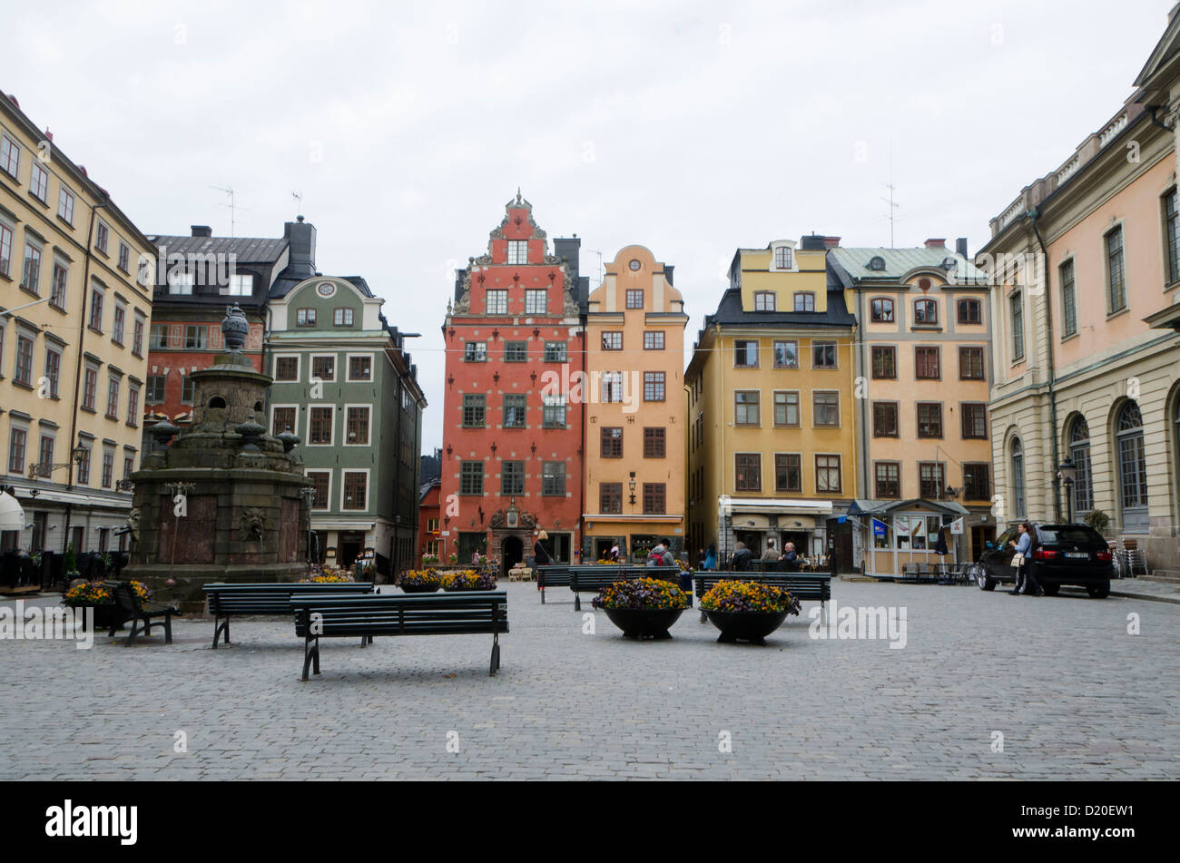 Old Town Square, Stockholm, Sweden, Scandinavia, Europe Stock Photo - Alamy