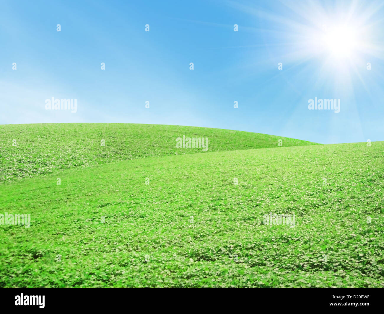 Beautiful summer landscape Stock Photo - Alamy