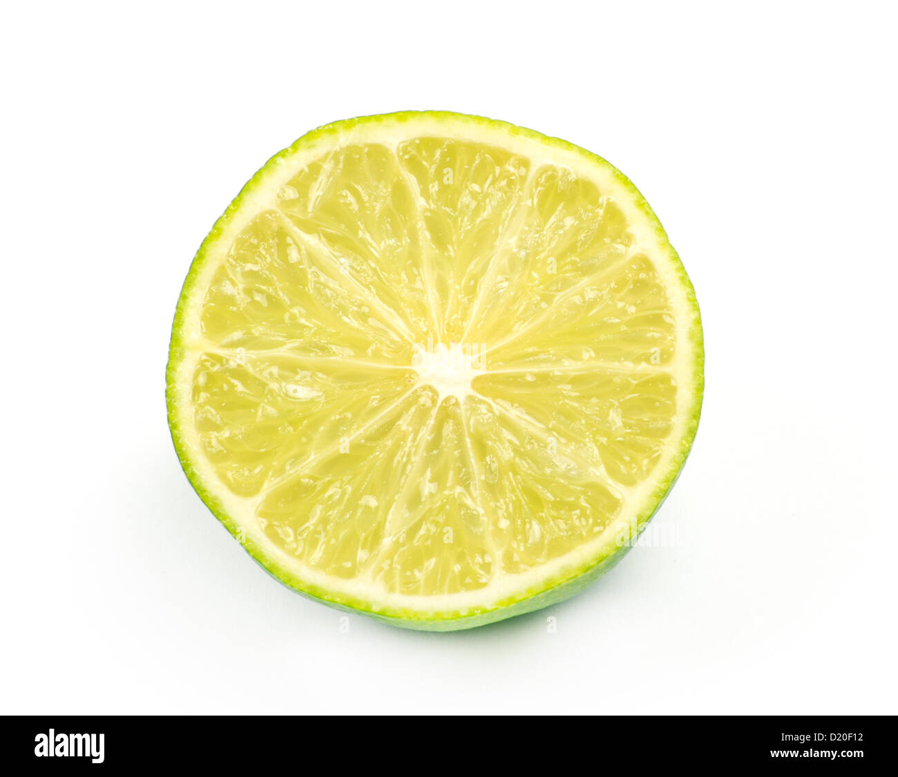 Slice of fresh lime Stock Photo - Alamy
