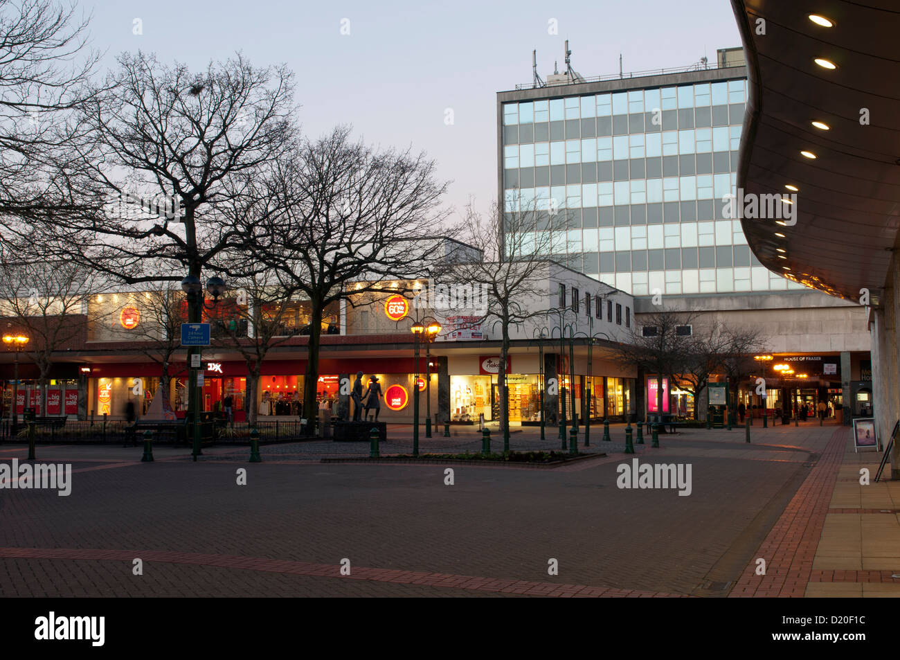Mell Square, Solihull, West Midlands, England, UK Stock Photo - Alamy